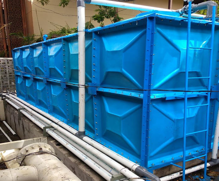 Jual Tangki Panel Fiberglass - Bio Health Bali